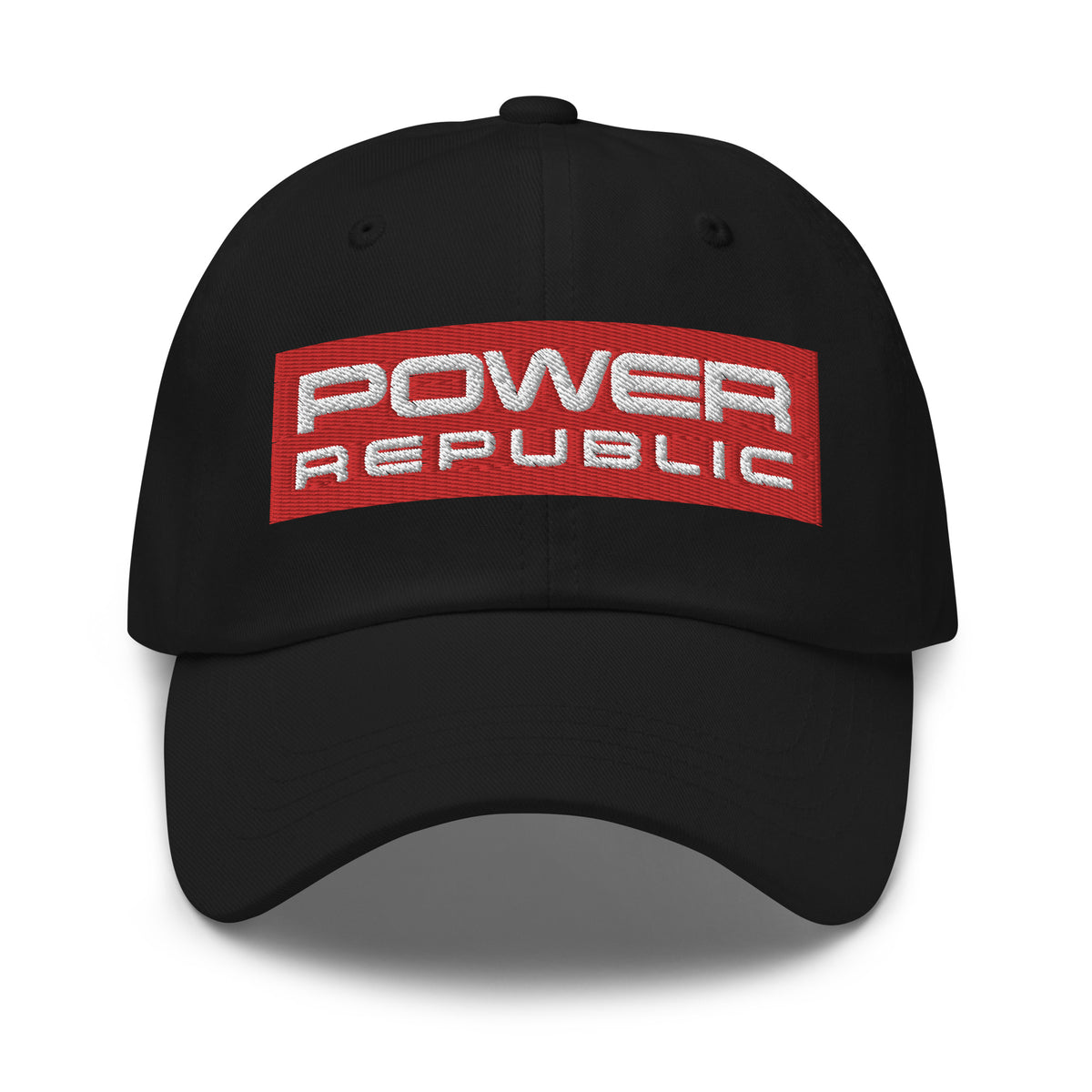POWER REPUBLIC RED LOGO CURVE PEAK CAP – Power Republic