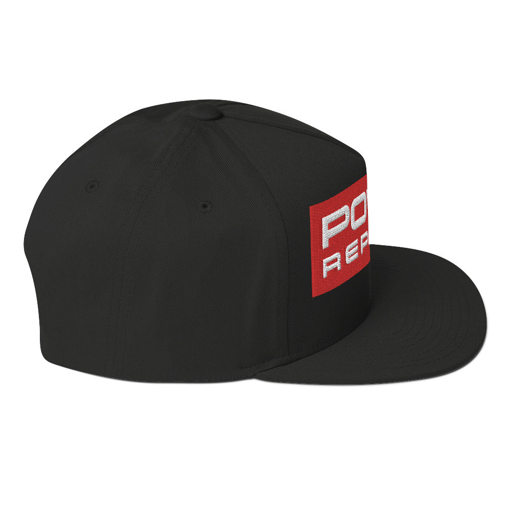 POWER REPUBLIC RED LOGO FLAT PEAK CAP – Power Republic