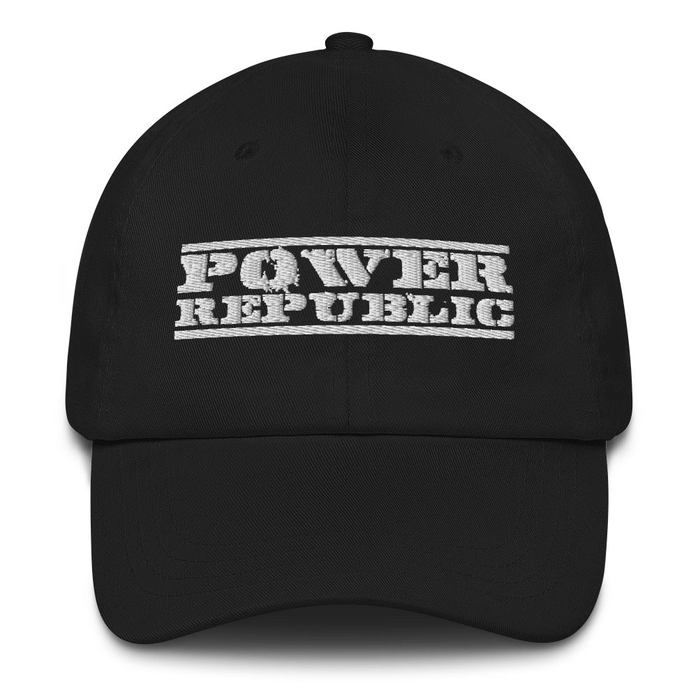 POWER REPUBLIC ORIGINAL LOGO CURVE PEAK CAP – Power Republic